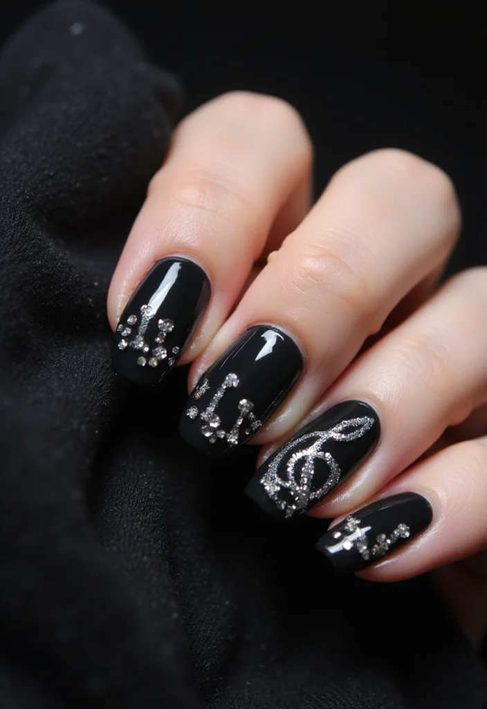 17 Stunning Acrylic Nail Designs for Music Lovers